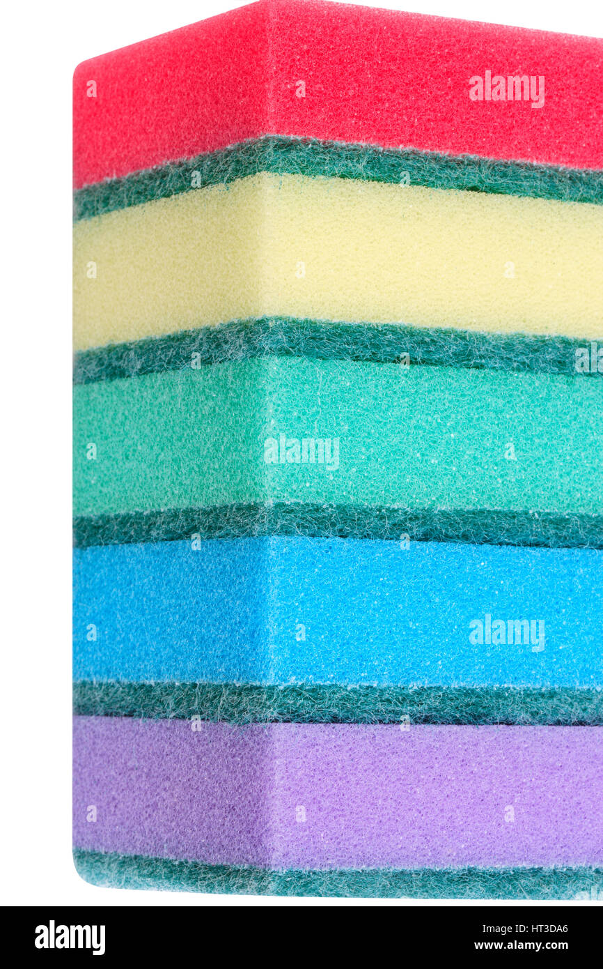 many foam rubber sponge Stock Photo - Alamy