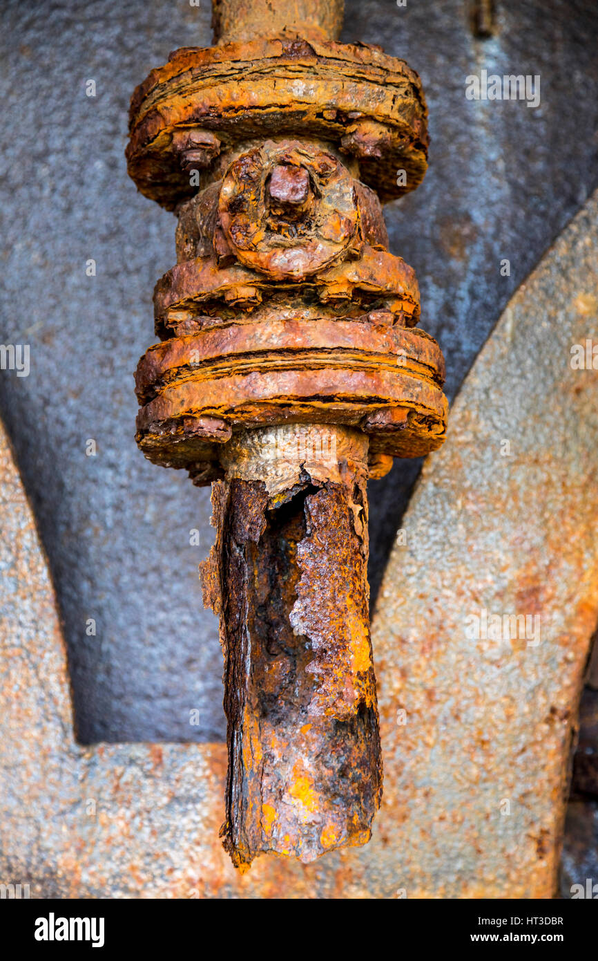 Rusty metal surface, structures Stock Photo - Alamy