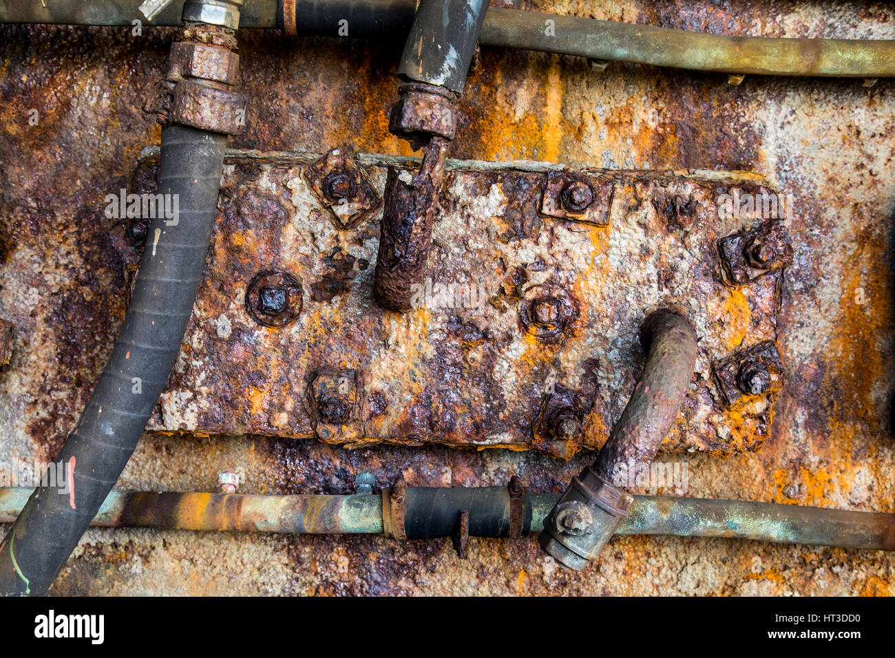 Rusty metal surface, structures Stock Photo - Alamy