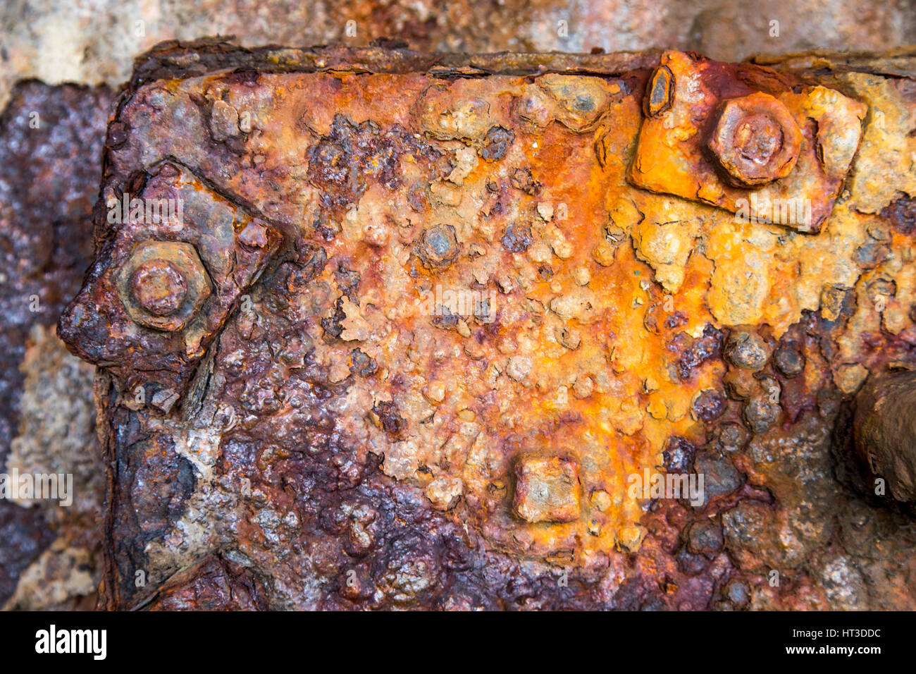 Rusty metal surface, structures Stock Photo - Alamy