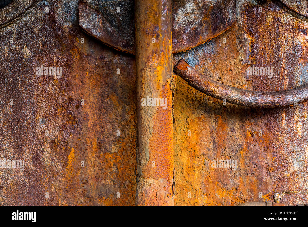 Rusty metal surface, structures Stock Photo - Alamy