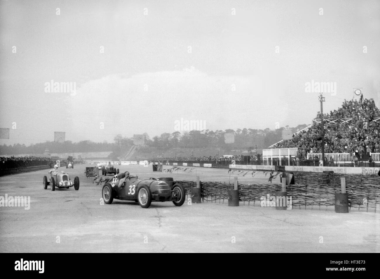 Brooklands trophy race Black and White Stock Photos & Images - Alamy