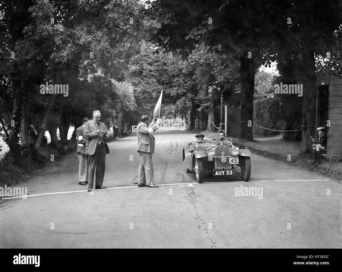GH Goodall's 1936 Morgan 4/4, winner of a bronze award at the MCC ...