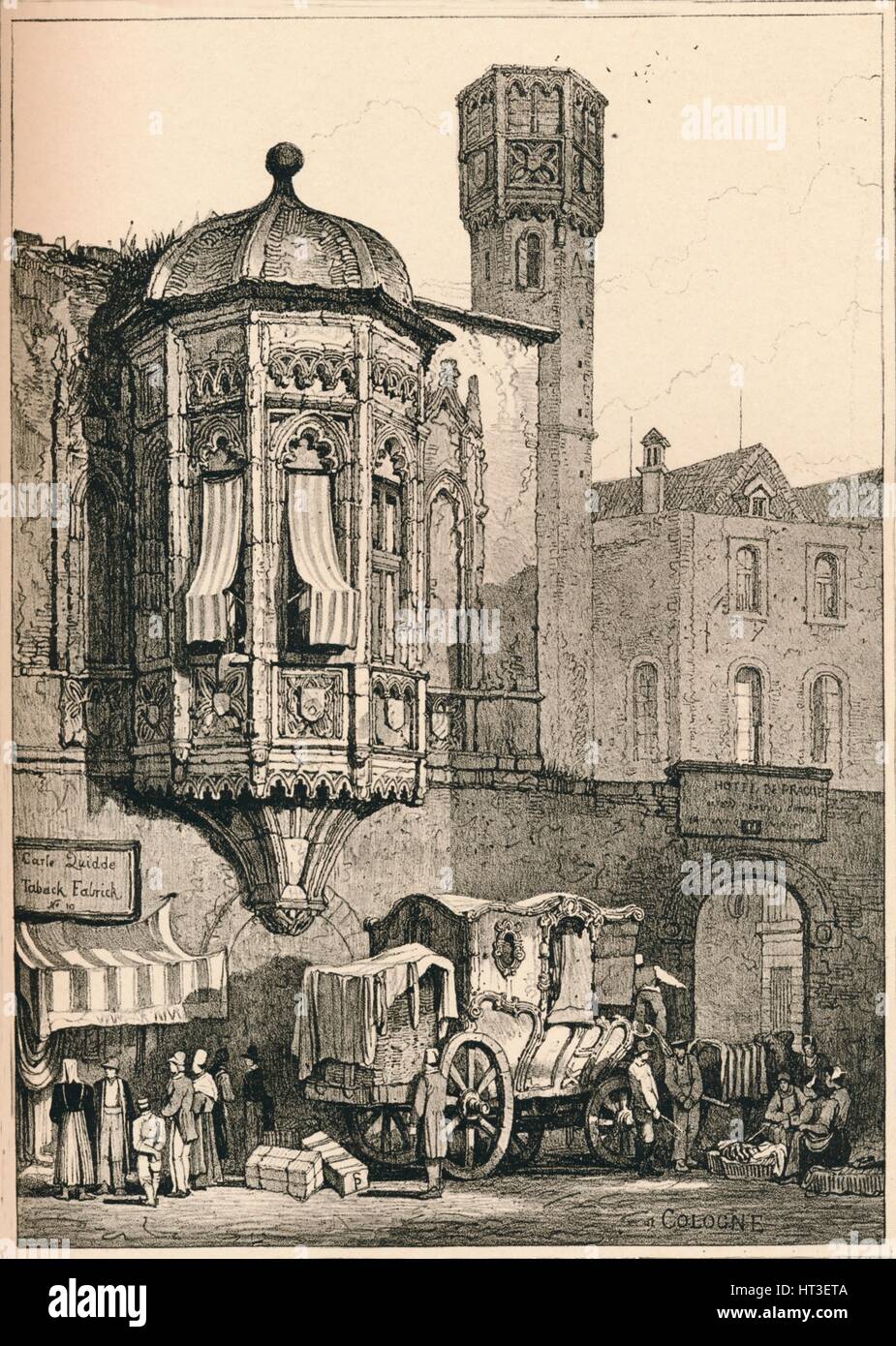'Cologne', c1820 (1915). Artist: Samuel Prout Stock Photo - Alamy