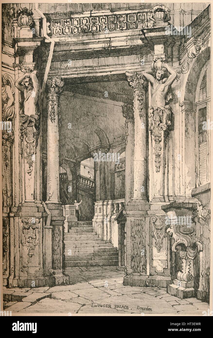 'Dresden', c1820 (1915). Artist: Samuel Prout Stock Photo - Alamy