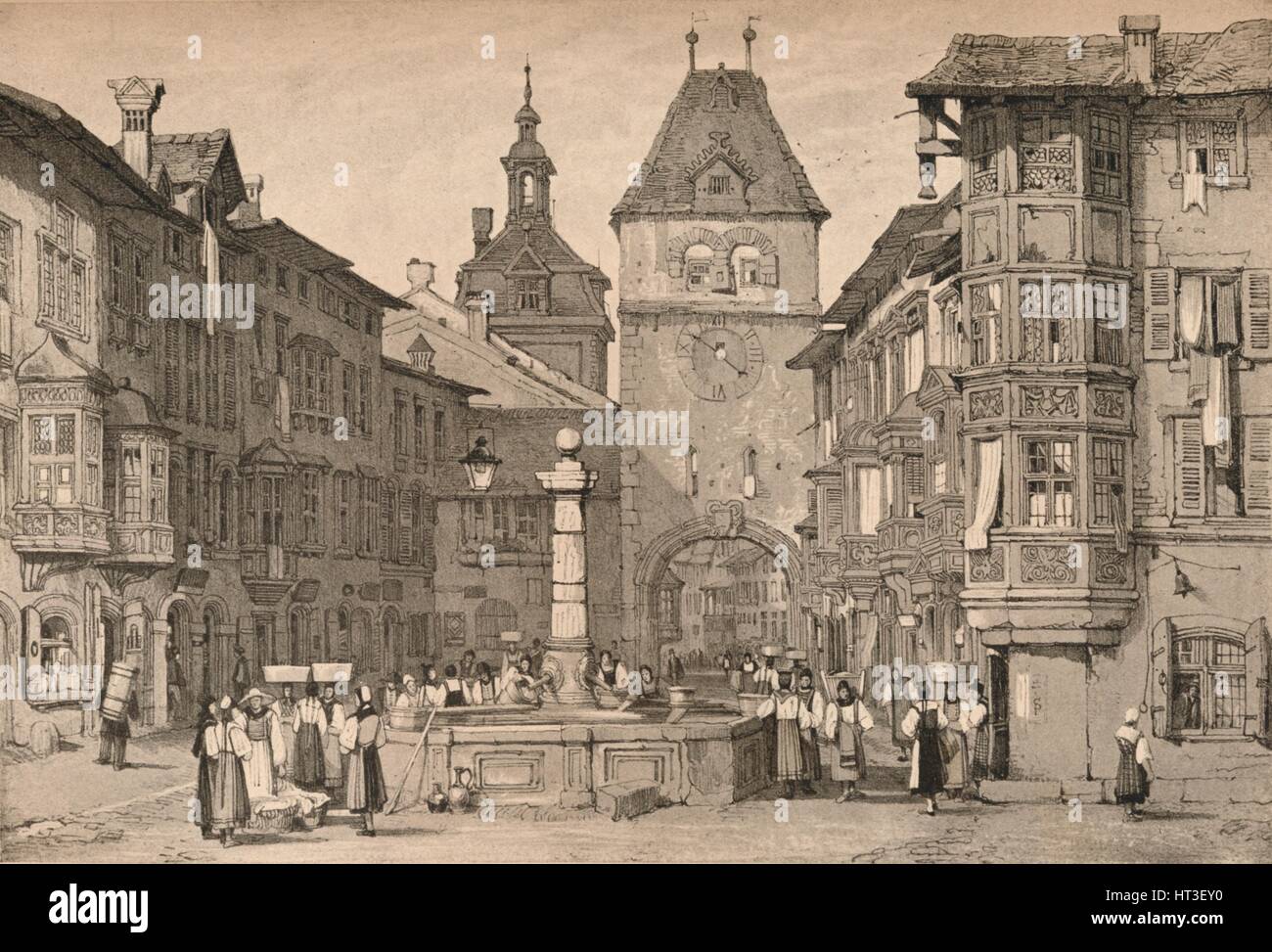 'Schaffhausen', c1830 (1915). Artist: Samuel Prout Stock Photo - Alamy