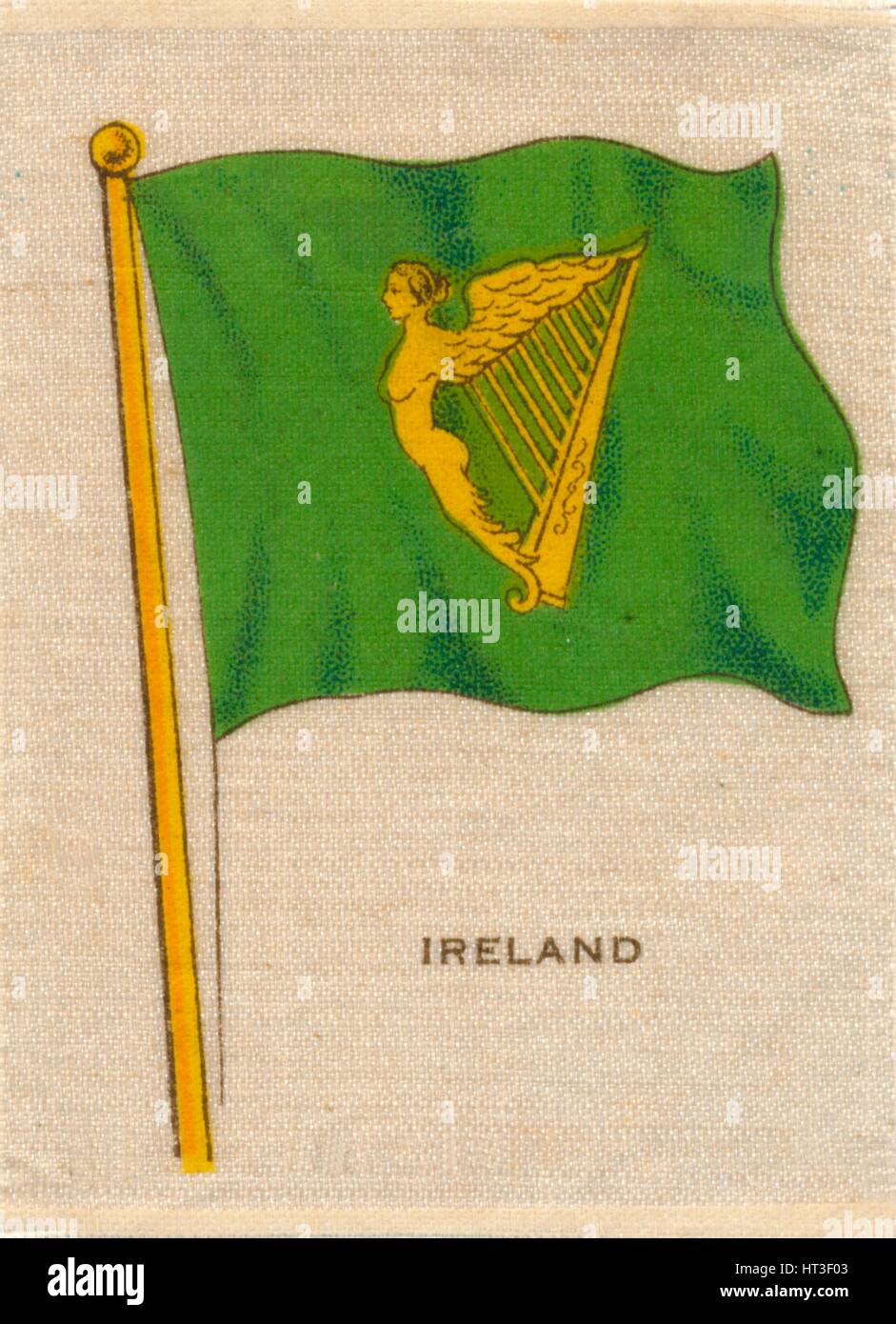 The green harp flag of ireland hi-res stock photography and images - Alamy
