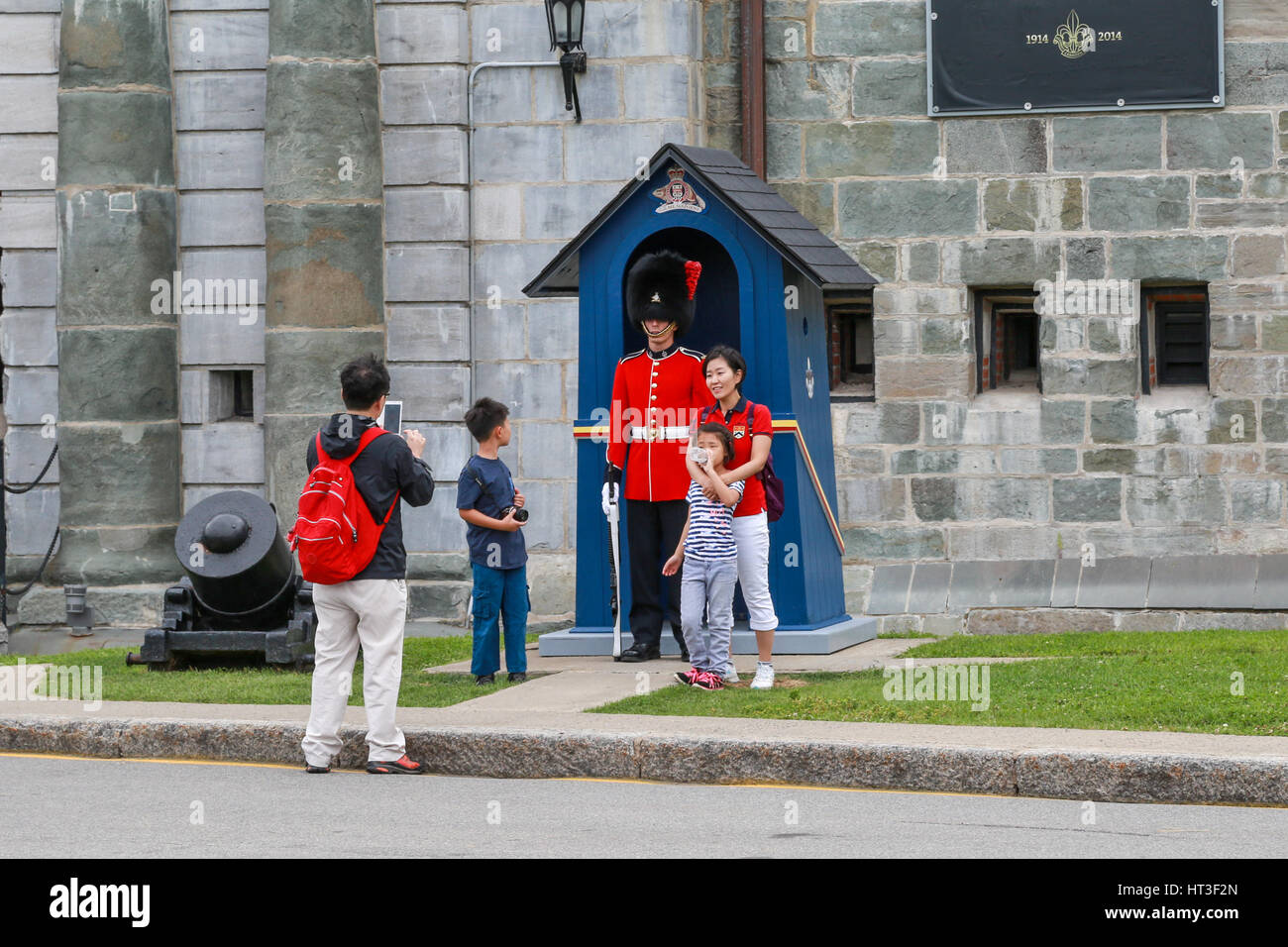 Citadel of Quebec Guard Stock Photo - Alamy
