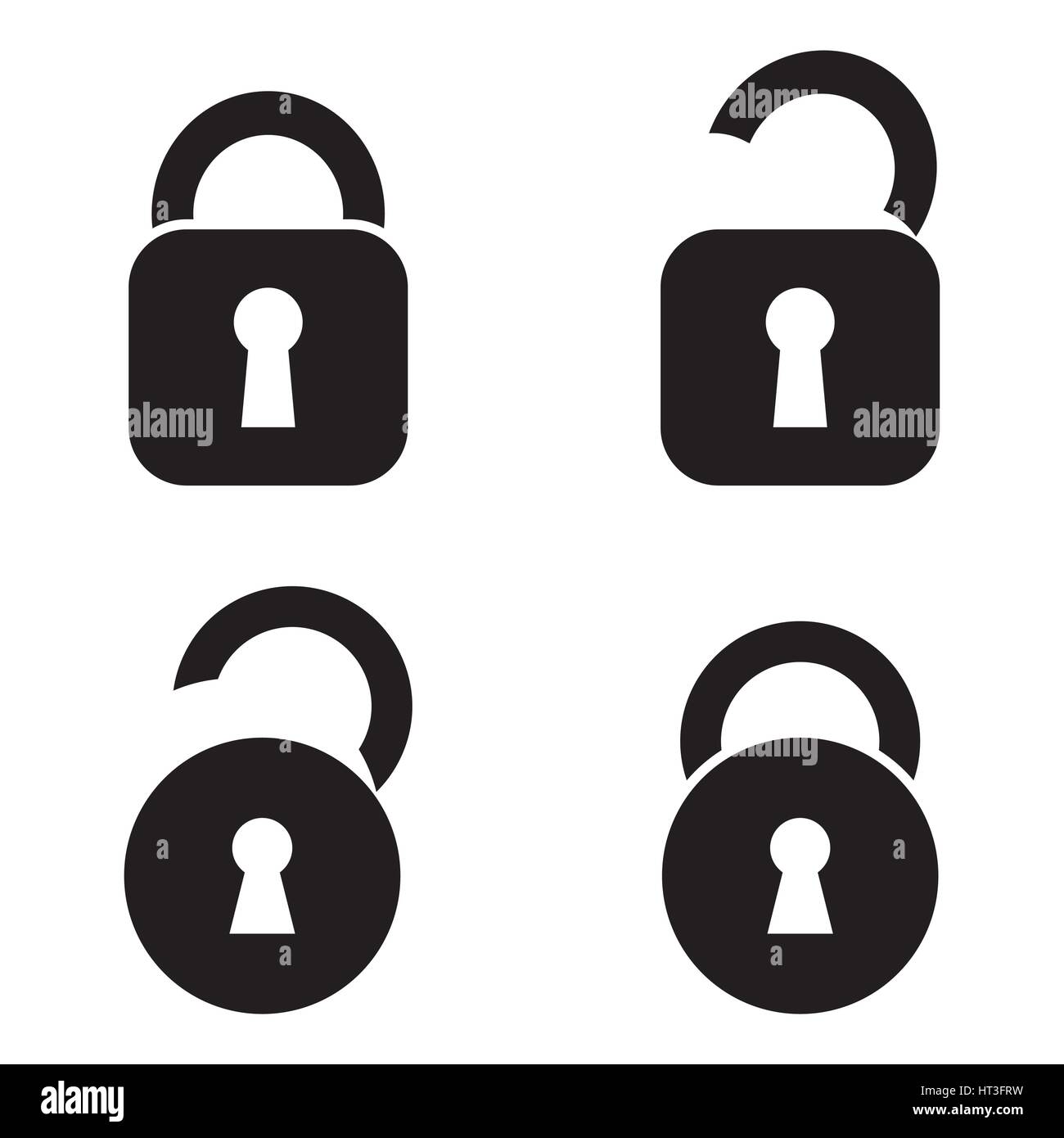 New locks Stock Vector Images - Alamy