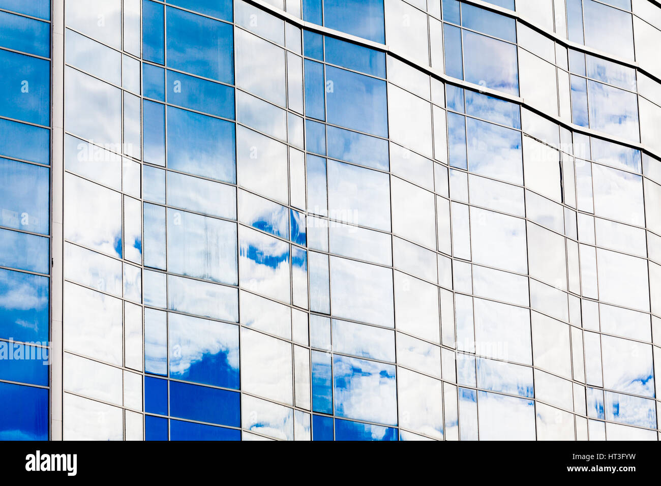 Modern building glass wall. glass wall design background Stock Photo ...