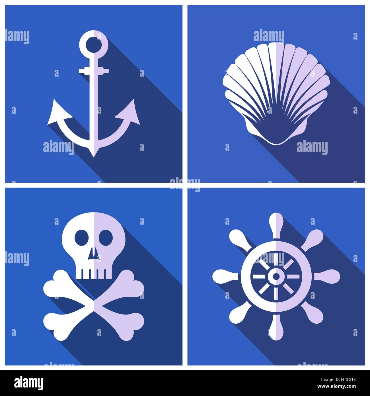 Pirates icons hi-res stock photography and images - Alamy