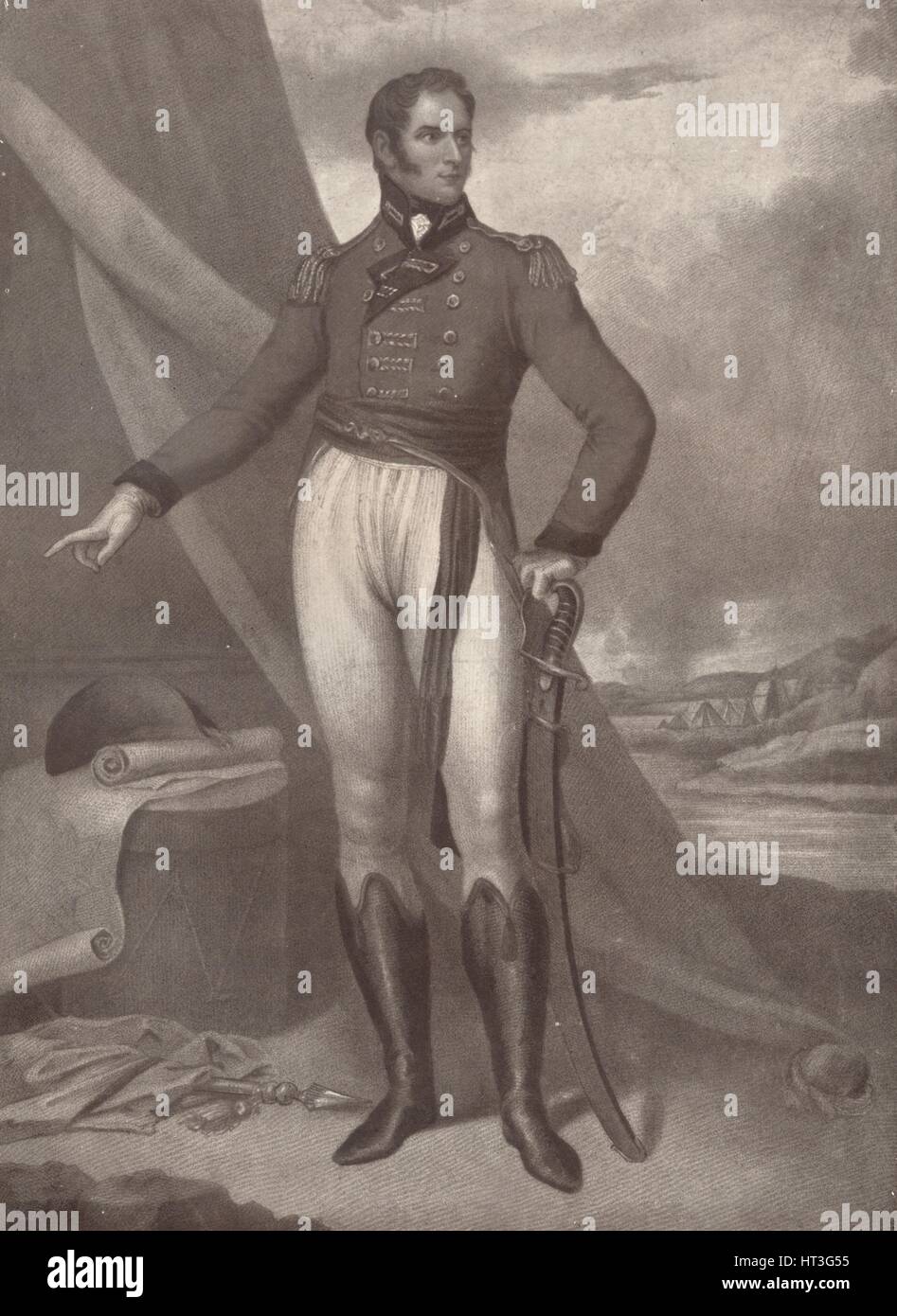 'Sir Ronald Craufurd Ferguson', 1810 (1909). Artist: Anthony Cardon ...