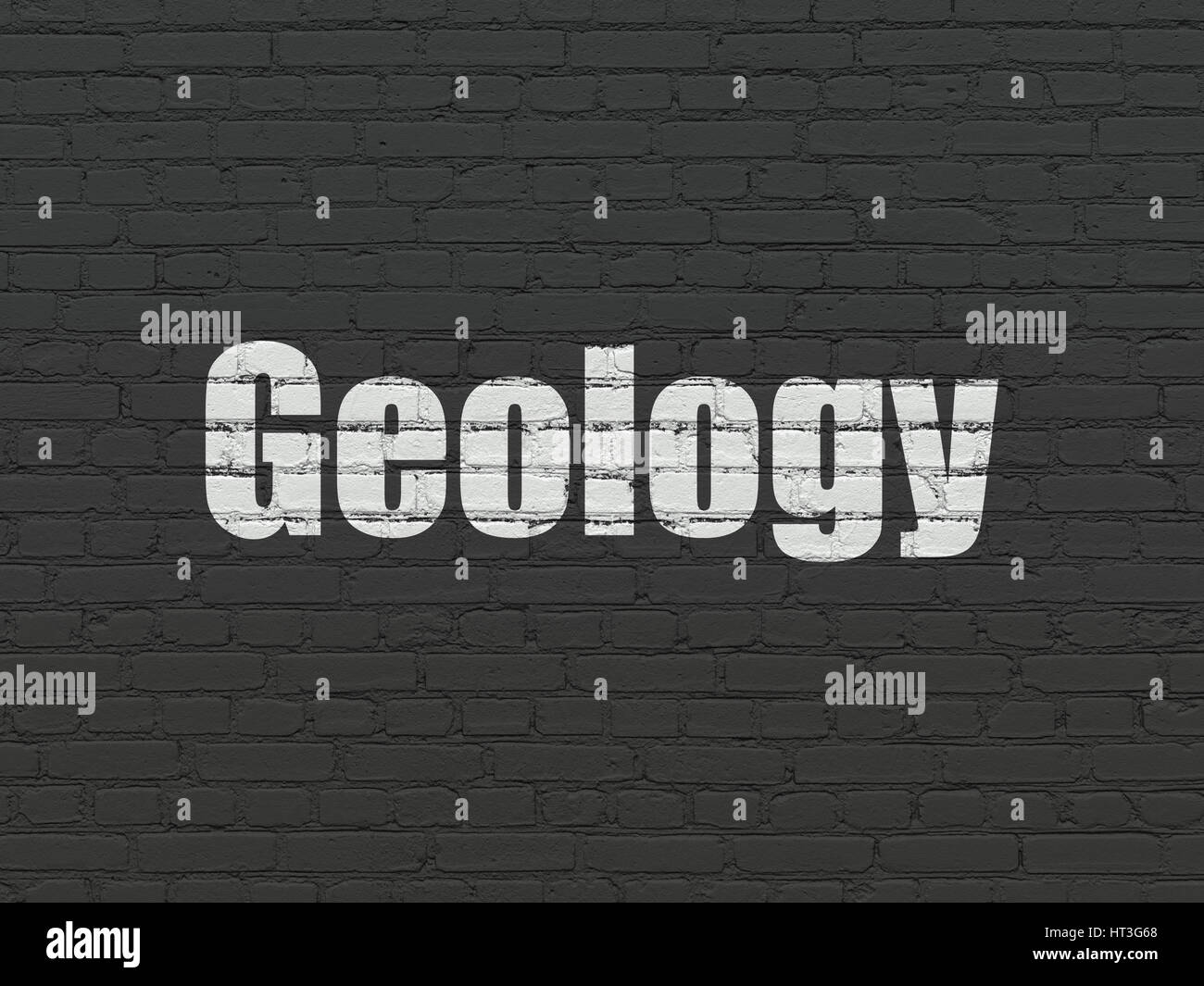 Education concept: Geology on wall background Stock Photo - Alamy