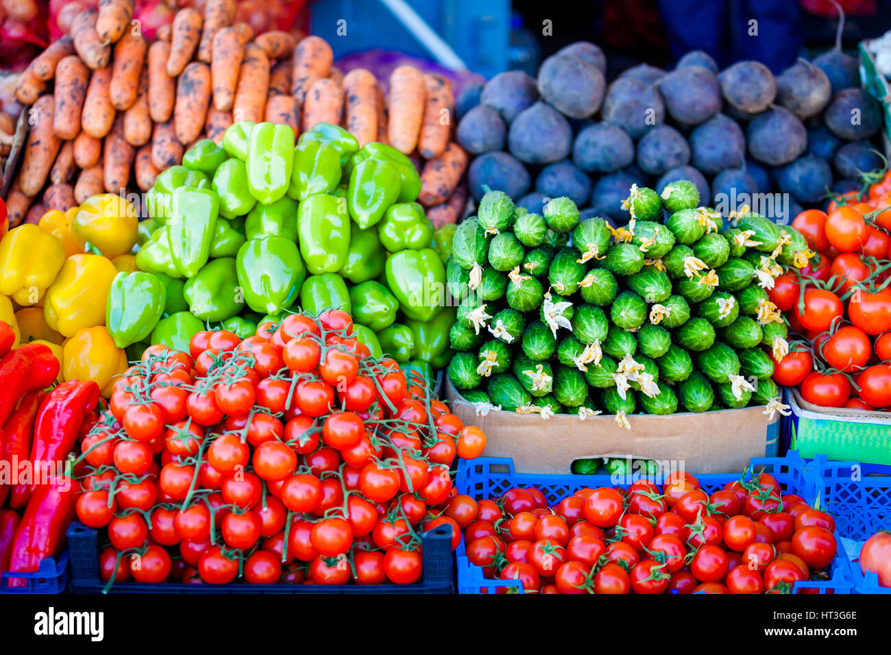 farmers market. vegetable Market. Fresh vegetables Stock Photo - Alamy