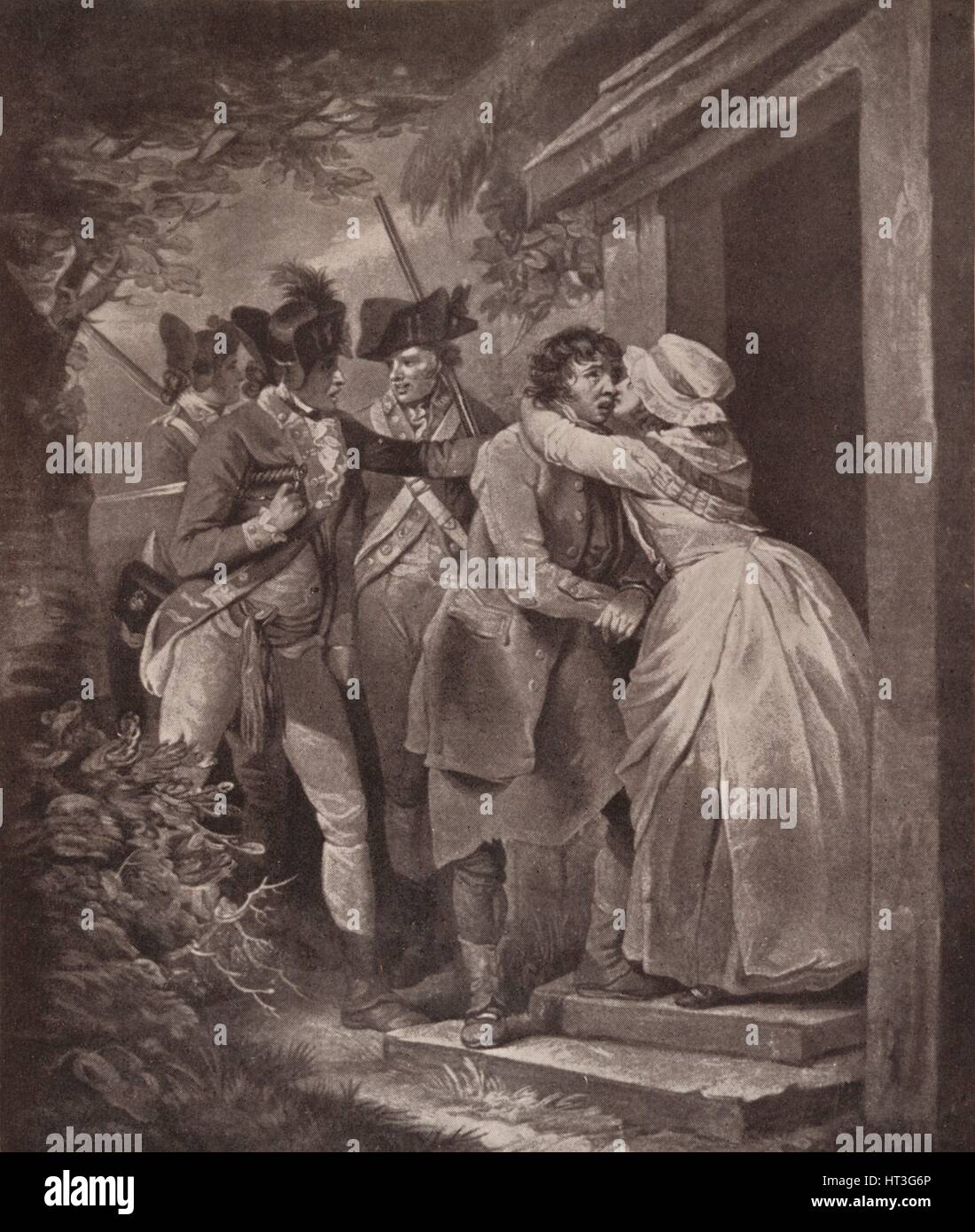 'Deserter Taking Leave of his Wife', 1791 (1909). Artist: George ...