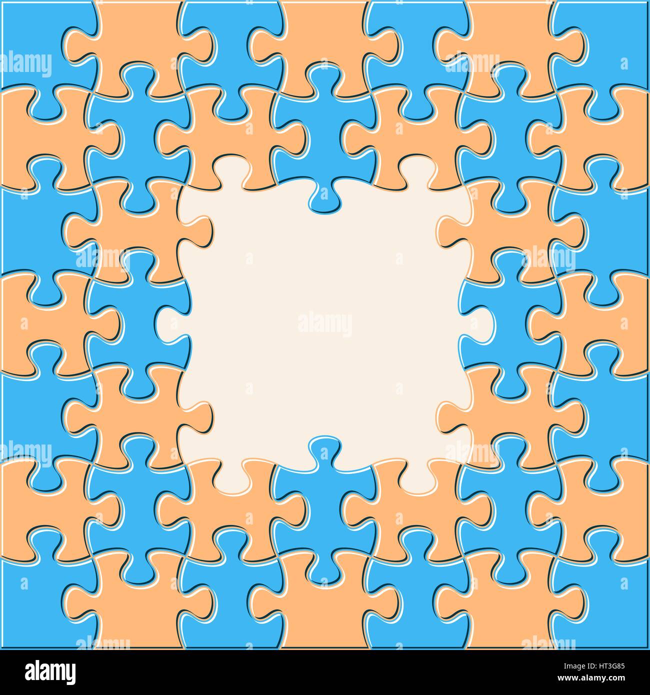Square picture puzzle Stock Vector Images - Alamy