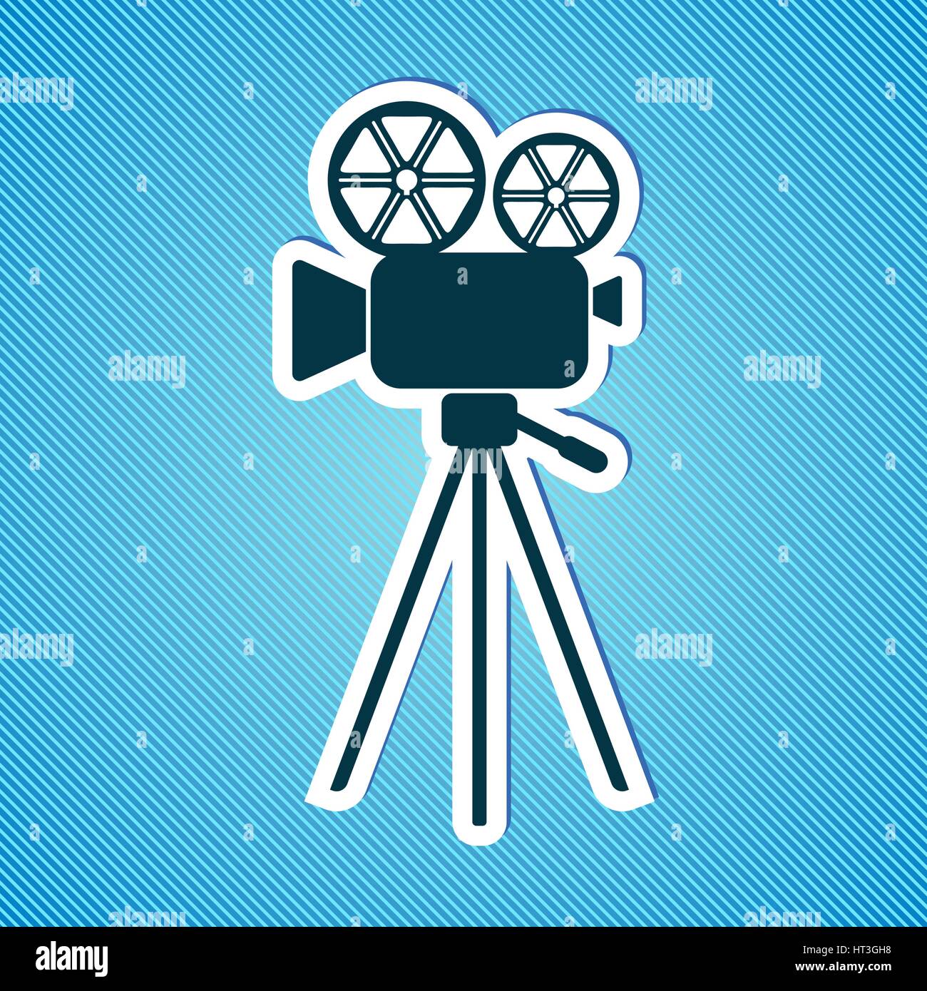 Movie camera icon Stock Vector Image & Art - Alamy
