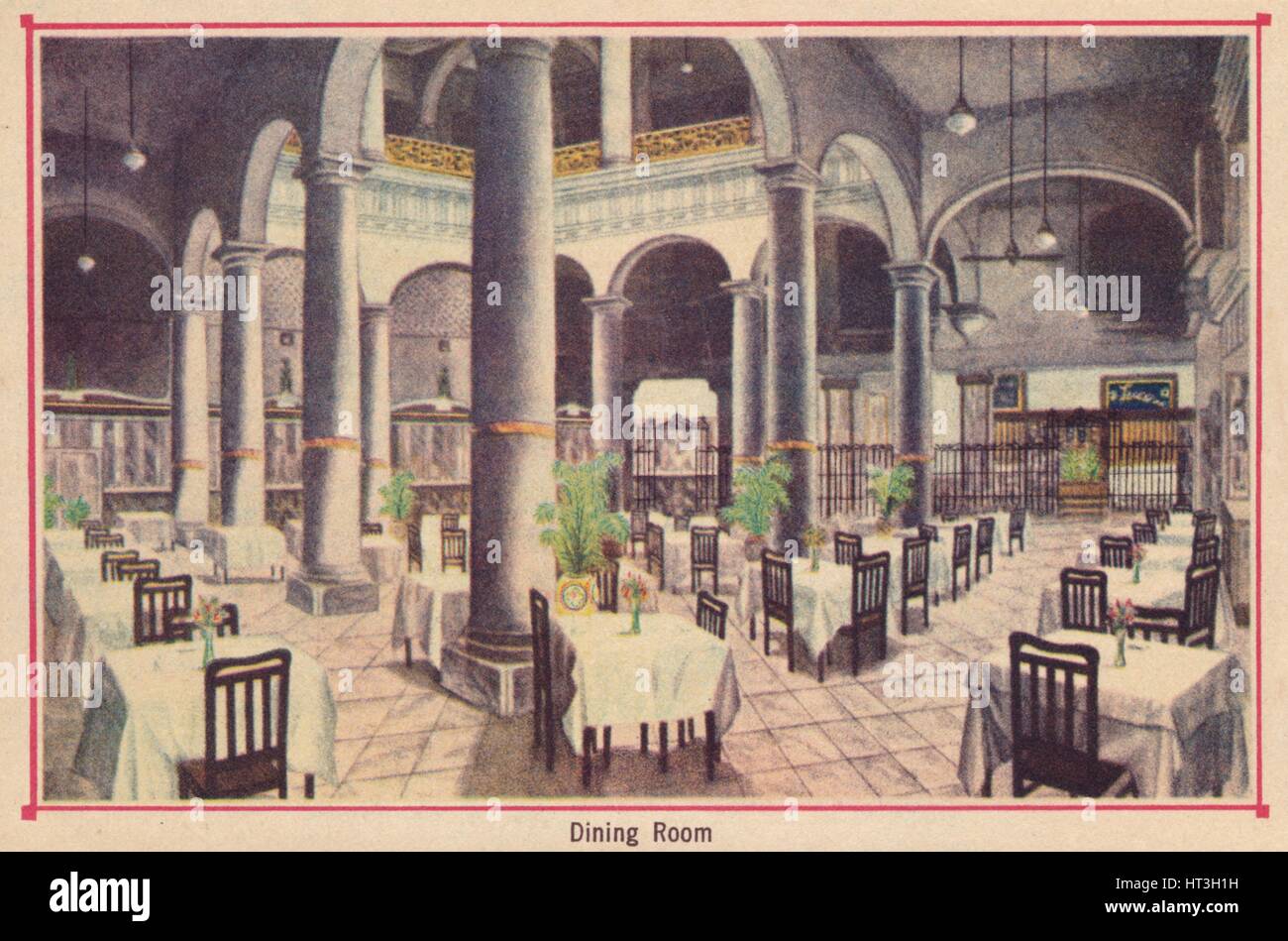 'Dining Room - Hotel Florida - Havana - Cuba', c1910. Artist: Unknown ...