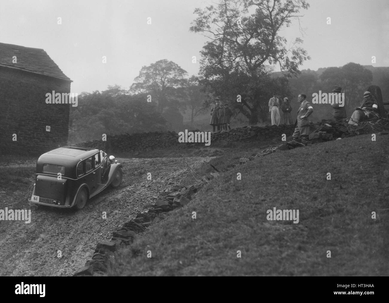 Standard saloon of GA Wooding competing in the MCC Sporting Trial, 1935 ...