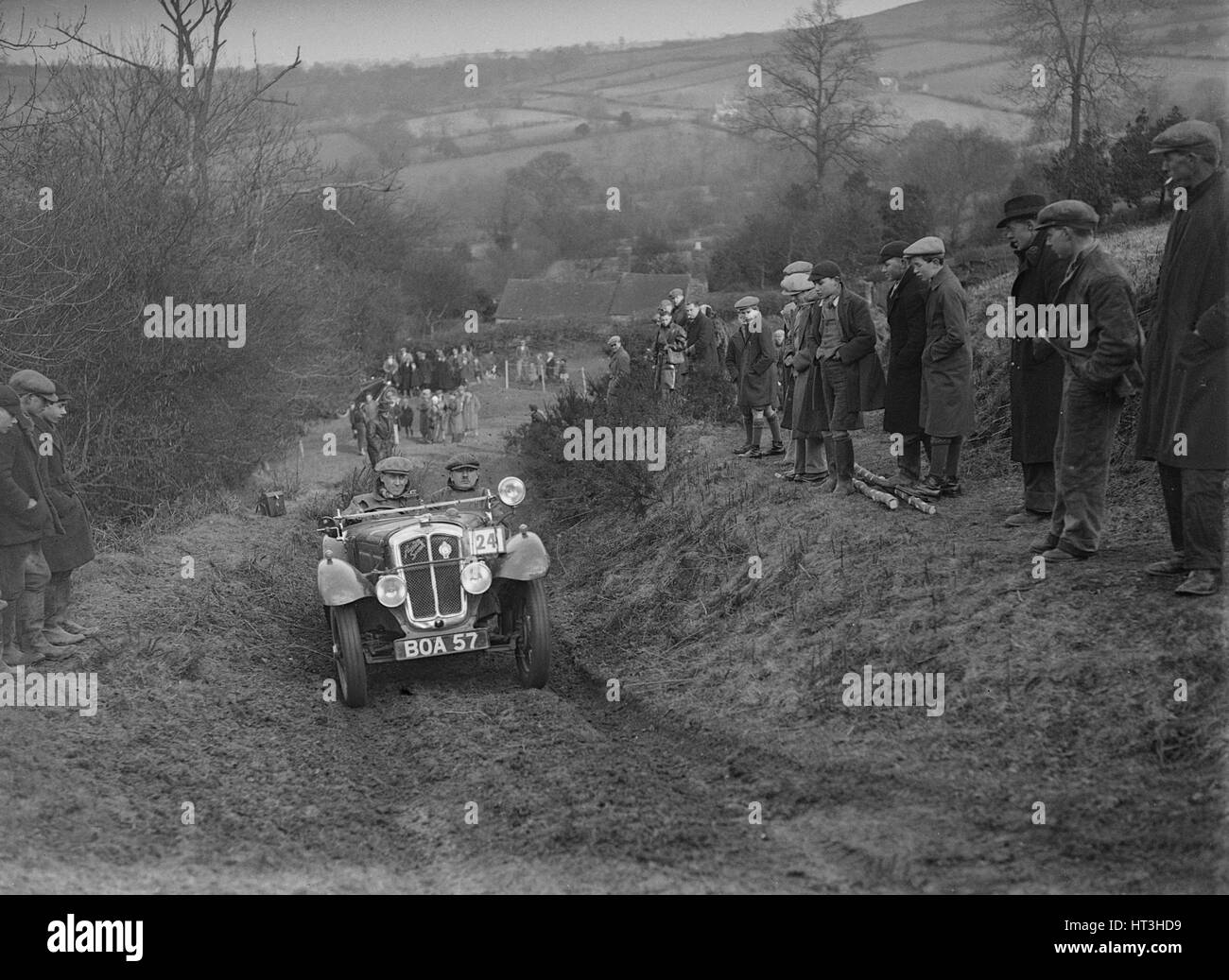 Austin 7 Grasshopper of WH Scriven competing in the MG Car Club Midland ...