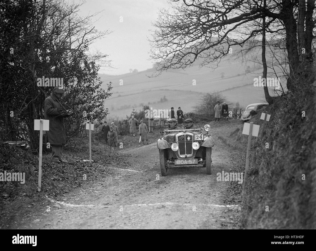 Austin 7 Grasshopper of WH Scriven competing in the MG Car Club Midland ...