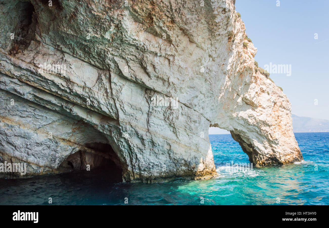 White rocks beach kefalonia greece hi-res stock photography and images ...