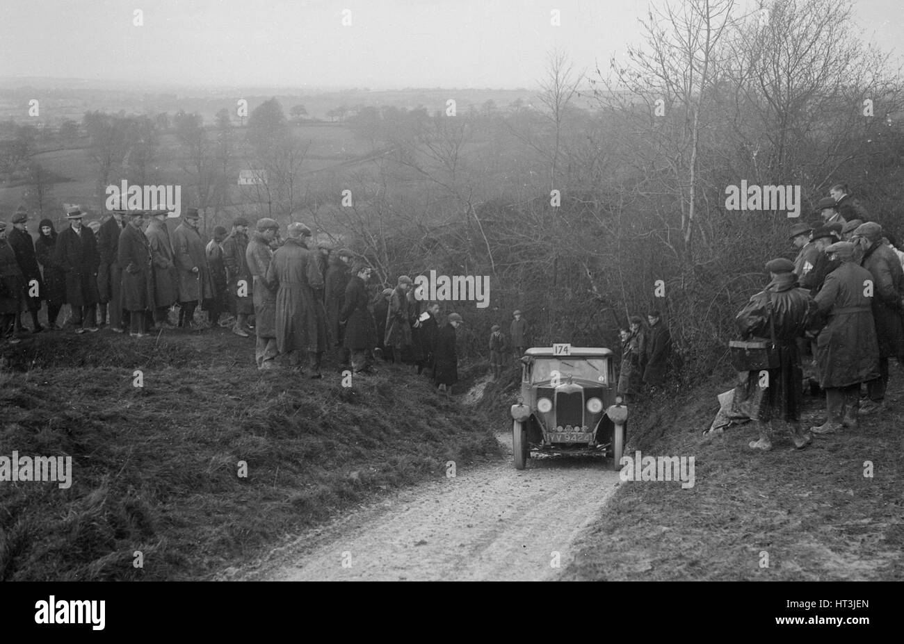 Riley of BG Marriott competing in the MCC Exeter Trial, Ibberton Hill ...