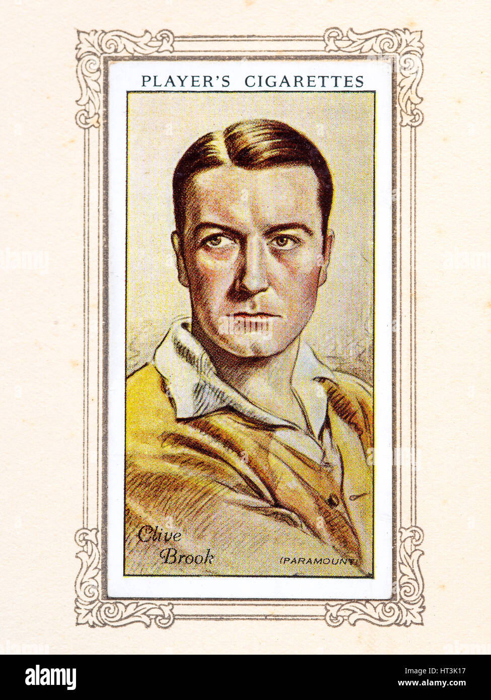 Clive Brook, 1934. Artist: Unknown Stock Photo - Alamy