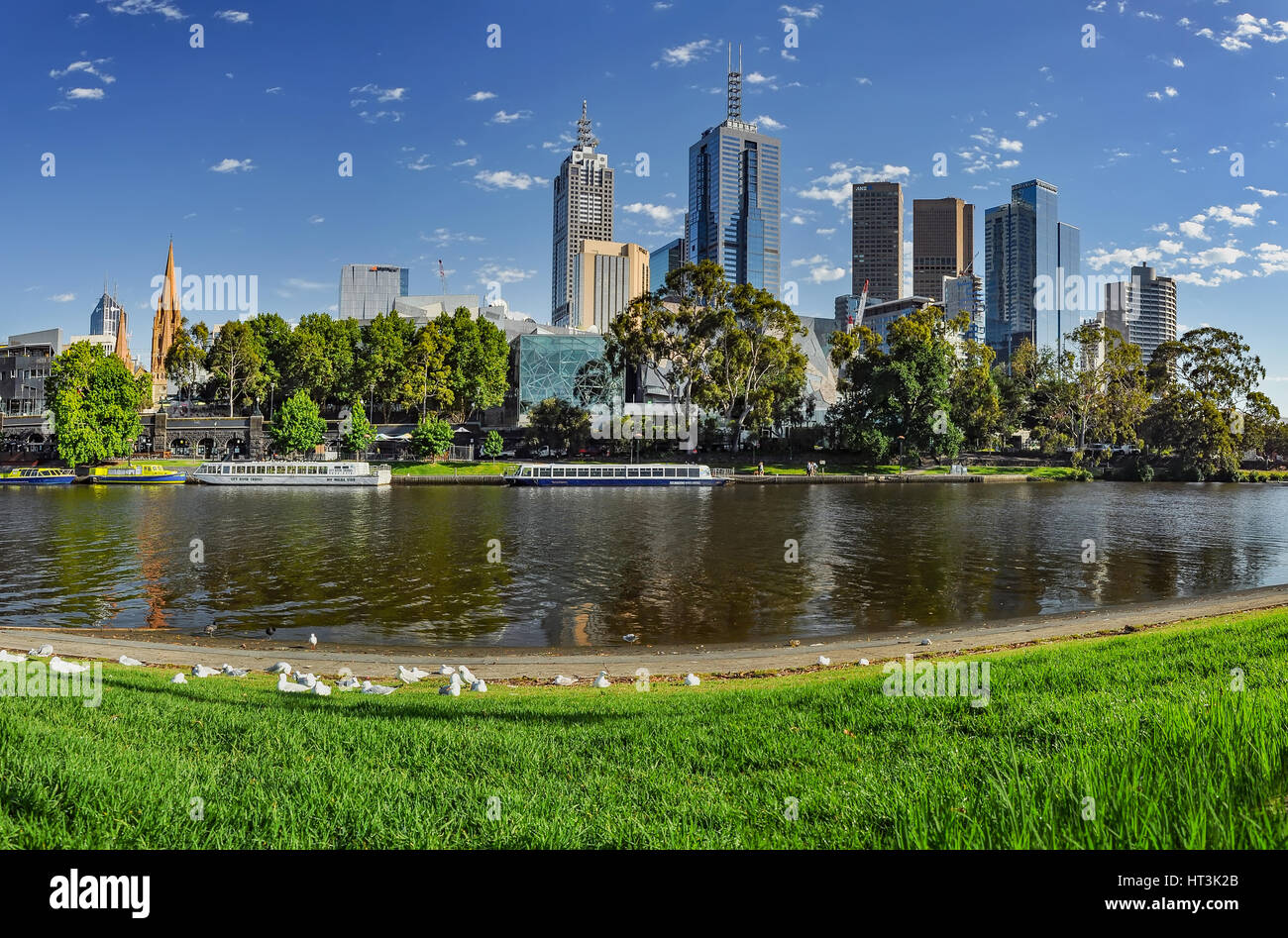 Parks and gardens of Melbourne. Australia Stock Photo - Alamy