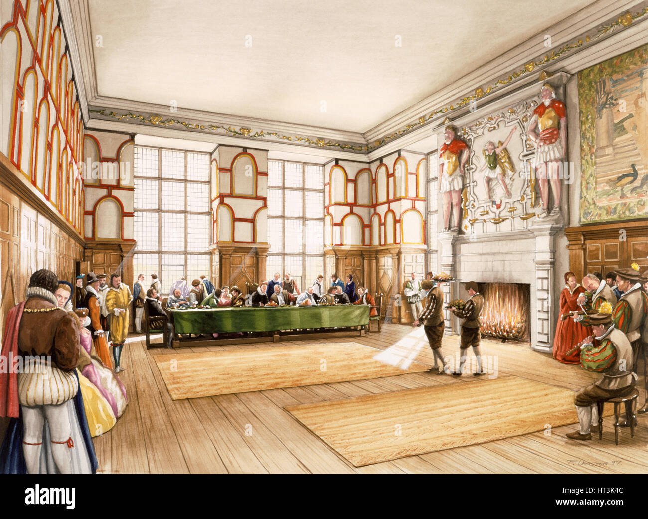 Hardwick hall interior hi-res stock photography and images - Alamy