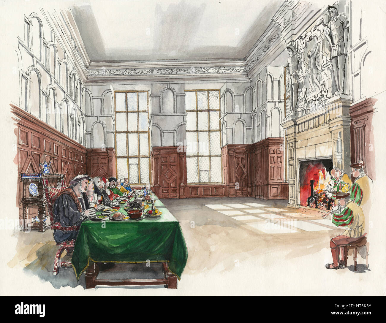 Hardwick hall interior hi-res stock photography and images - Alamy