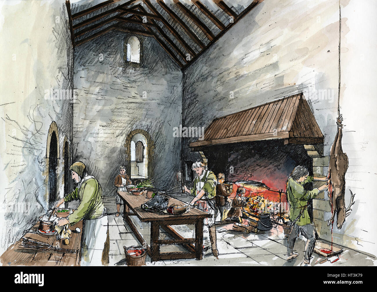 Wolvesey palace buildings hi-res stock photography and images - Alamy