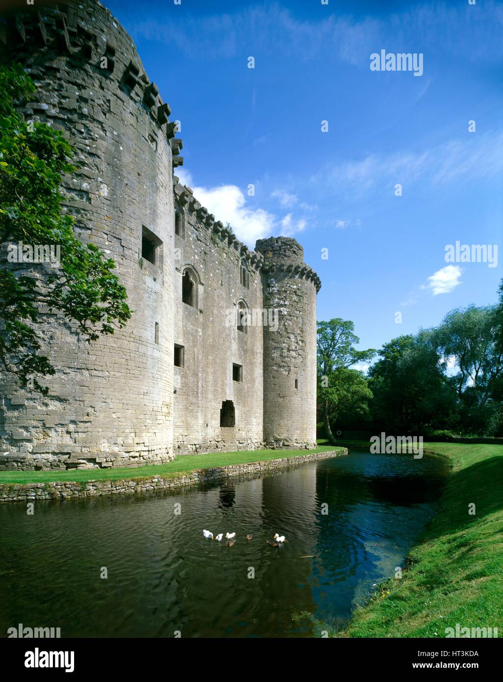 Medieval nunney castle somerset england hi-res stock photography and ...