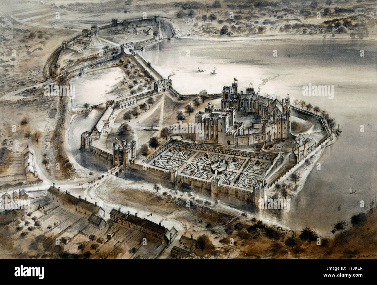 Alan sorrell castle hi-res stock photography and images - Alamy