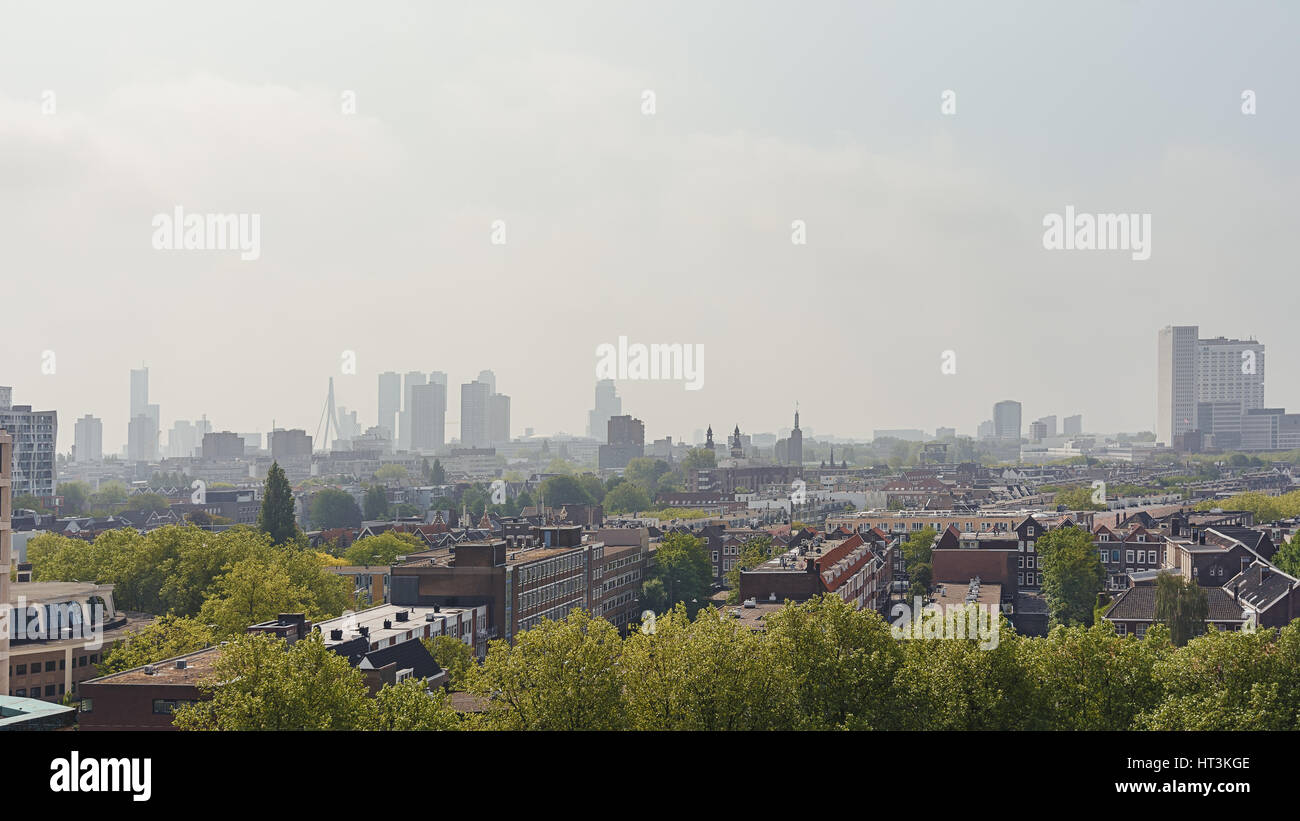 Rotterdam aerial view of the city hi-res stock photography and images ...