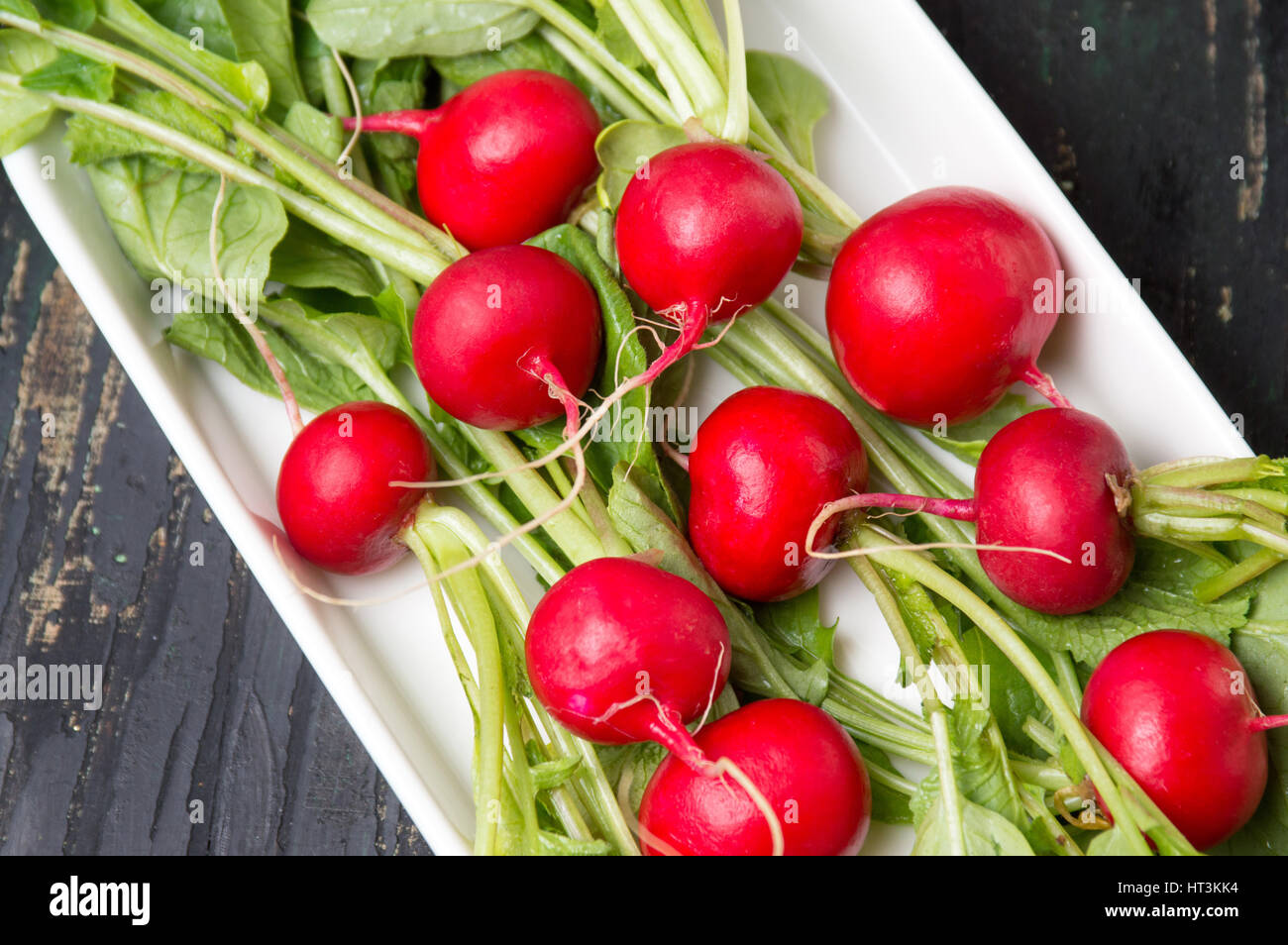 Fresh radishes in bowl hi-res stock photography and images - Alamy