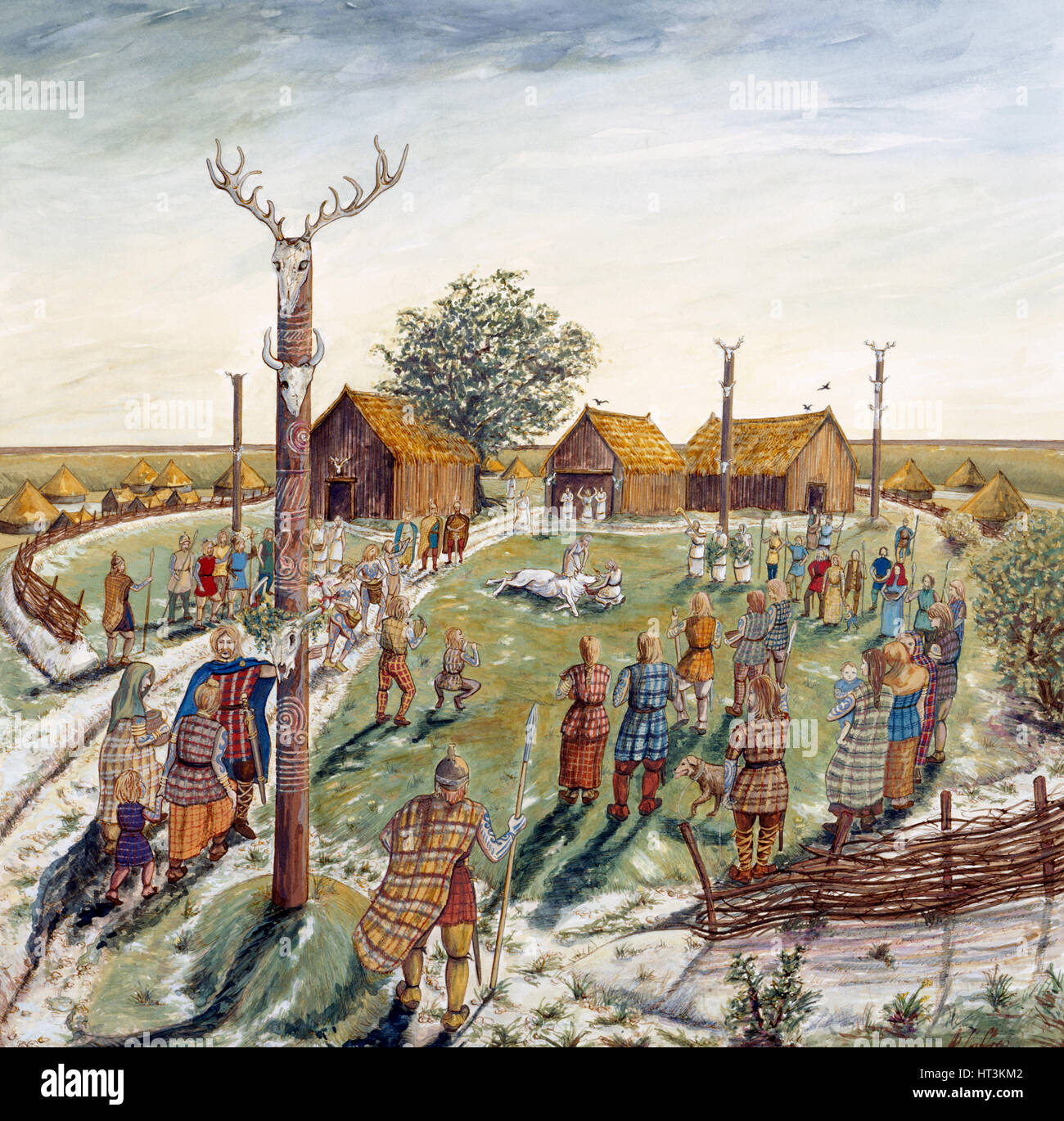 Celtic fort drawing hi-res stock photography and images - Alamy