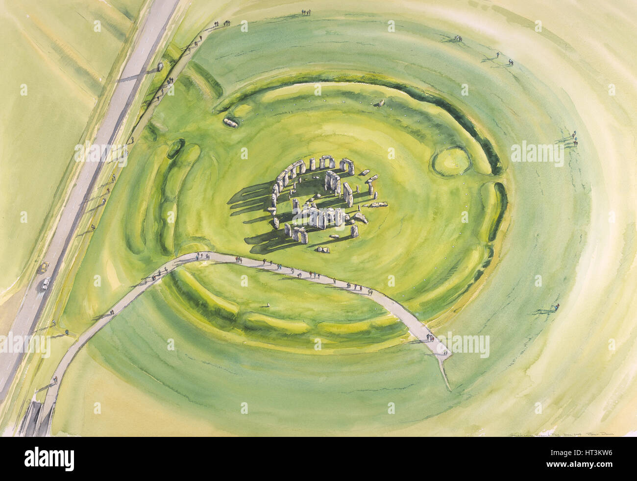 Reconstruction stonehenge hi-res stock photography and images - Alamy