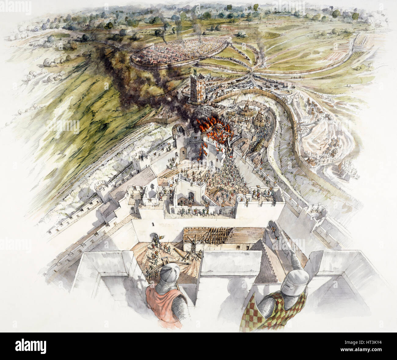 Siege tower castle hi-res stock photography and images - Alamy