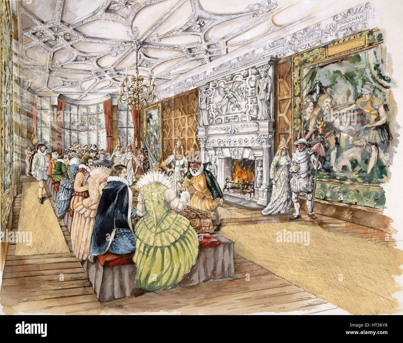 Tudor fireplace hi-res stock photography and images - Alamy