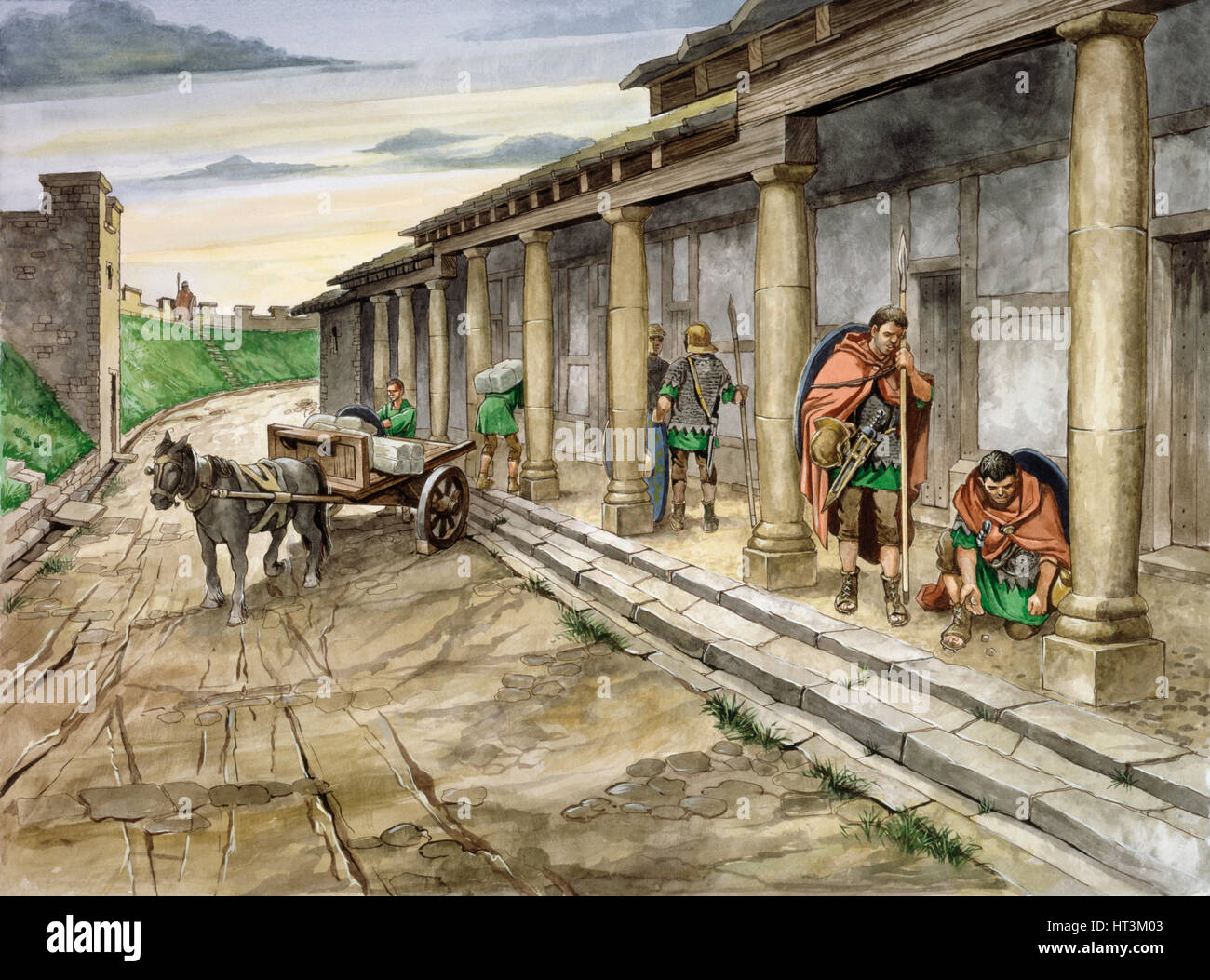 Roman soldier horse hi-res stock photography and images - Alamy