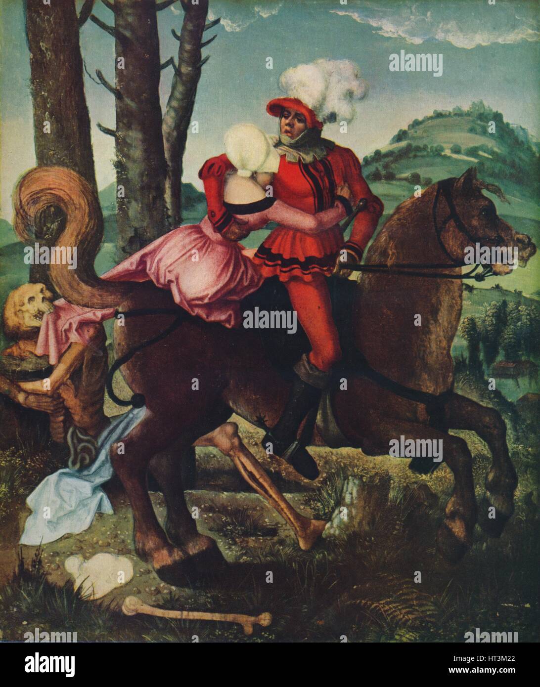 'The knight, the young girl and the Death', c1510, (1939). Artist: Hans ...