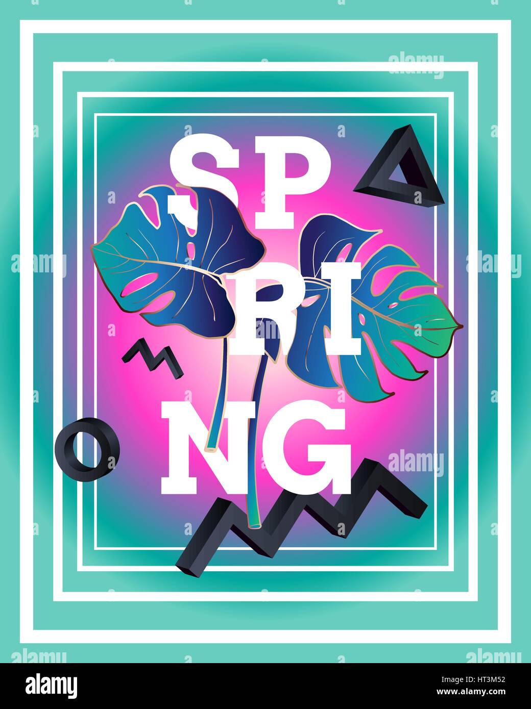 70's poster pop Stock Vector Images - Alamy