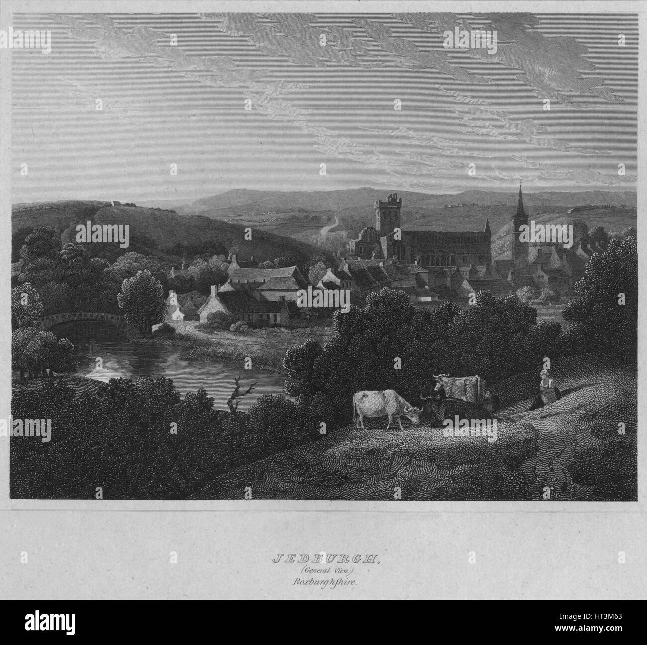 Jedburgh scottish Black and White Stock Photos & Images - Alamy