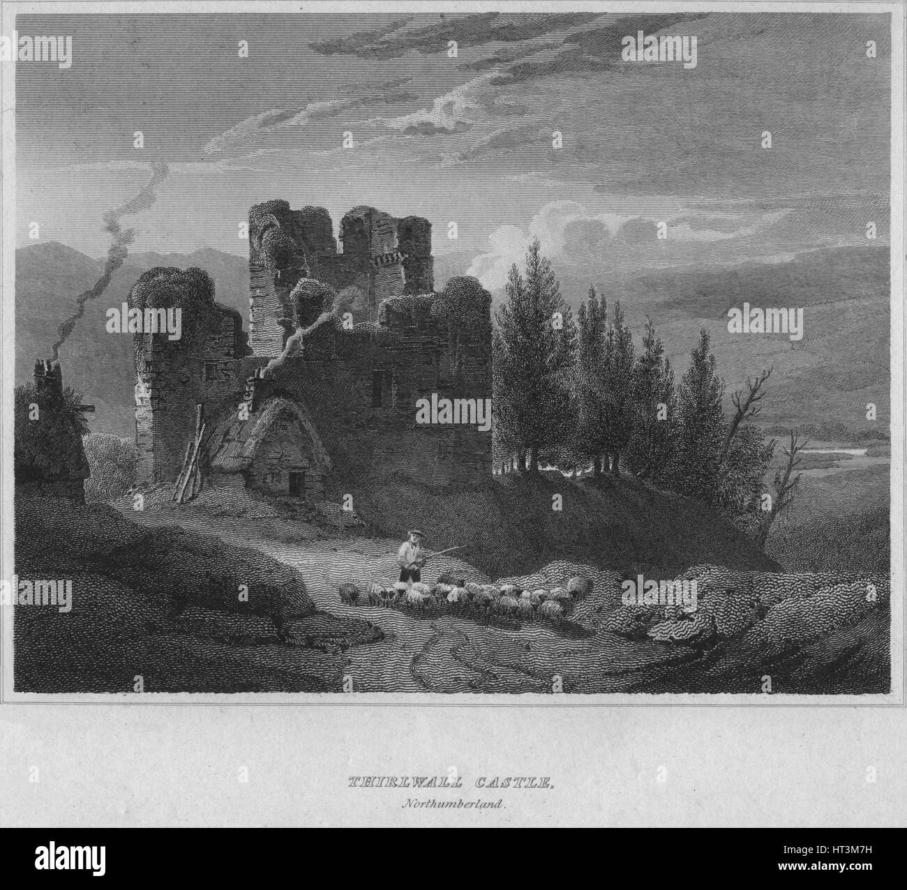 Thirlwall castle hi-res stock photography and images - Alamy