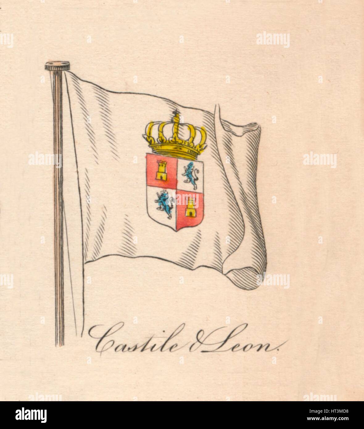 Flags of castile hi-res stock photography and images - Alamy