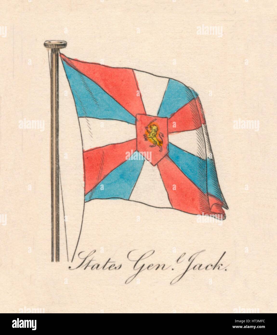'States General Jack', 1838. Artist: Unknown Stock Photo - Alamy