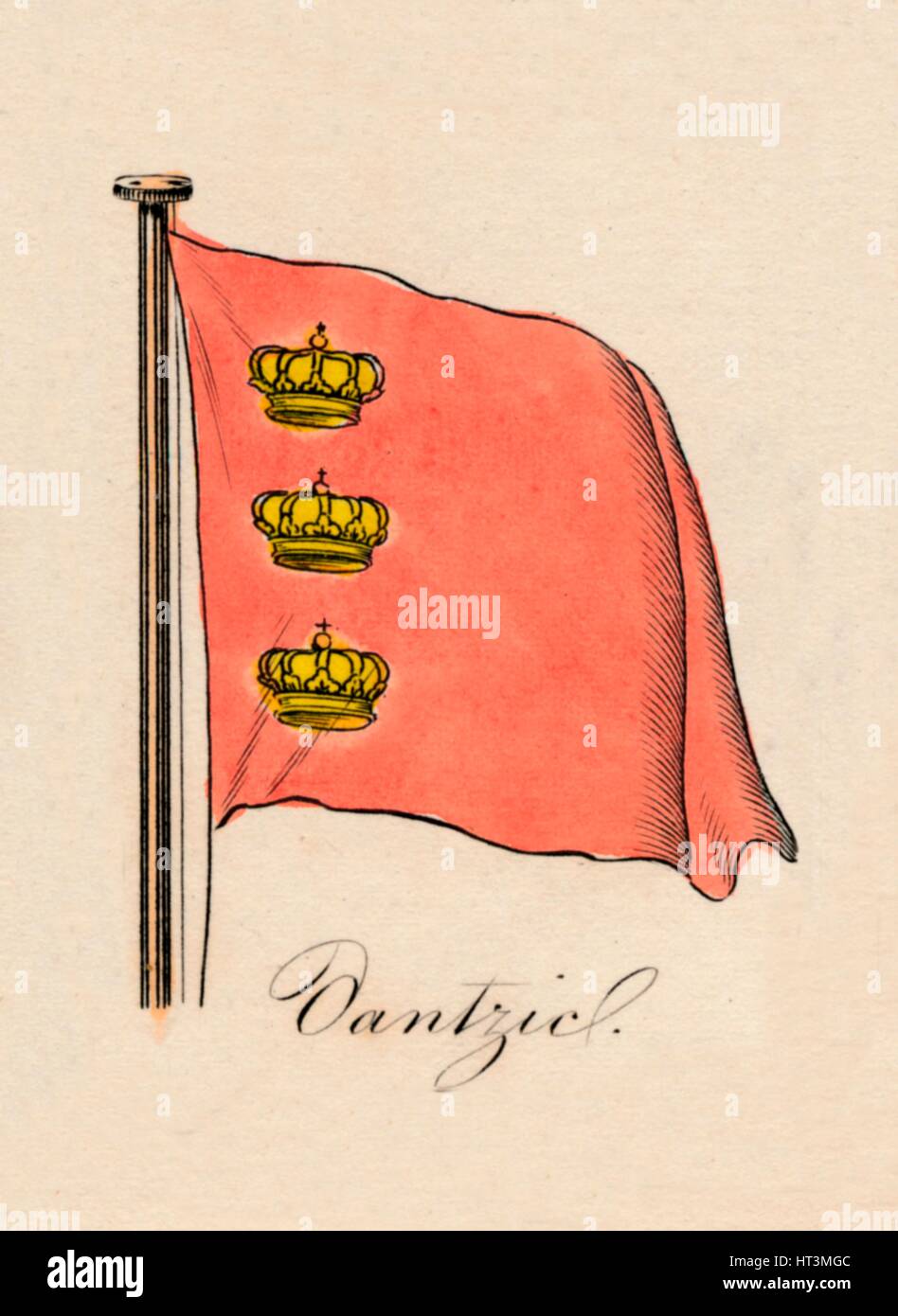 'Dantzic', 1838. Artist: Unknown Stock Photo - Alamy