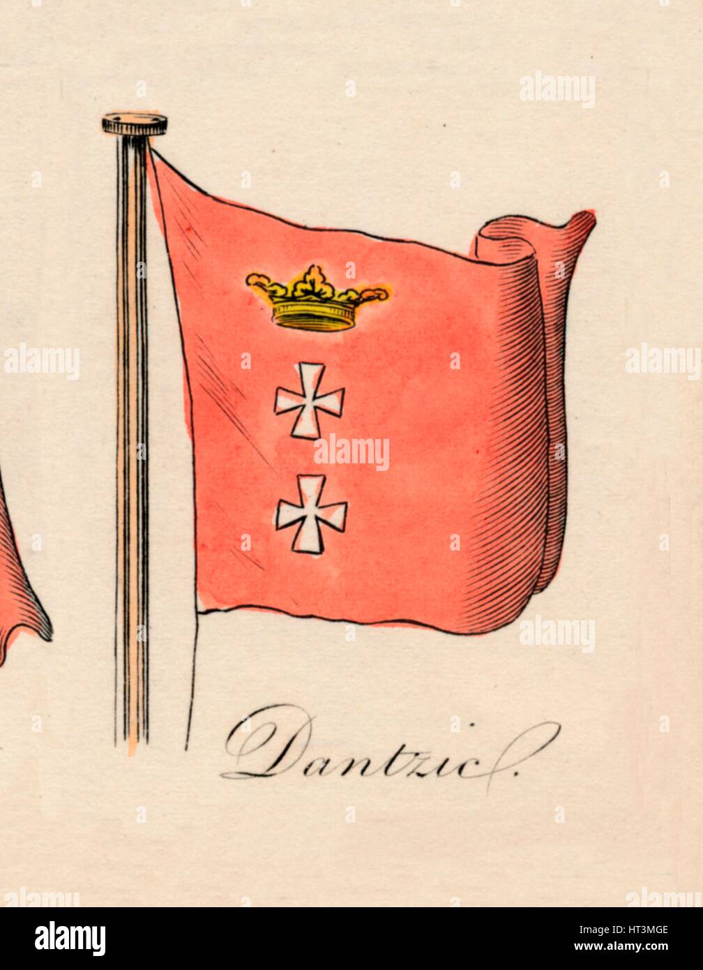 'Dantzic', 1838. Artist: Unknown Stock Photo - Alamy