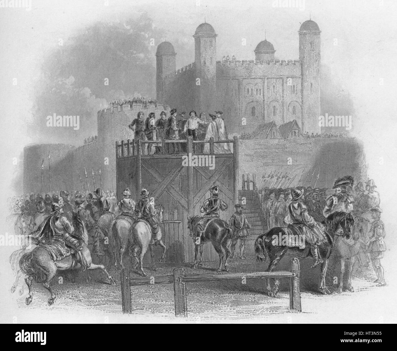 'The Execution of Dudley Earl of Leicester', 1859. Artist: Unknown ...